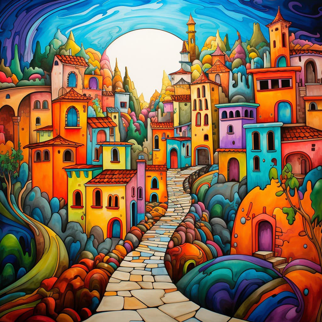 A Colorful Destination - Paint by Diamonds – Diamond Painting Bliss