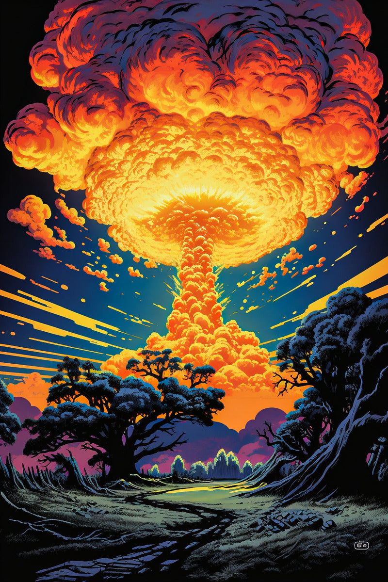 A Massive Explosion Diamond Painting – Diamond Painting Bliss