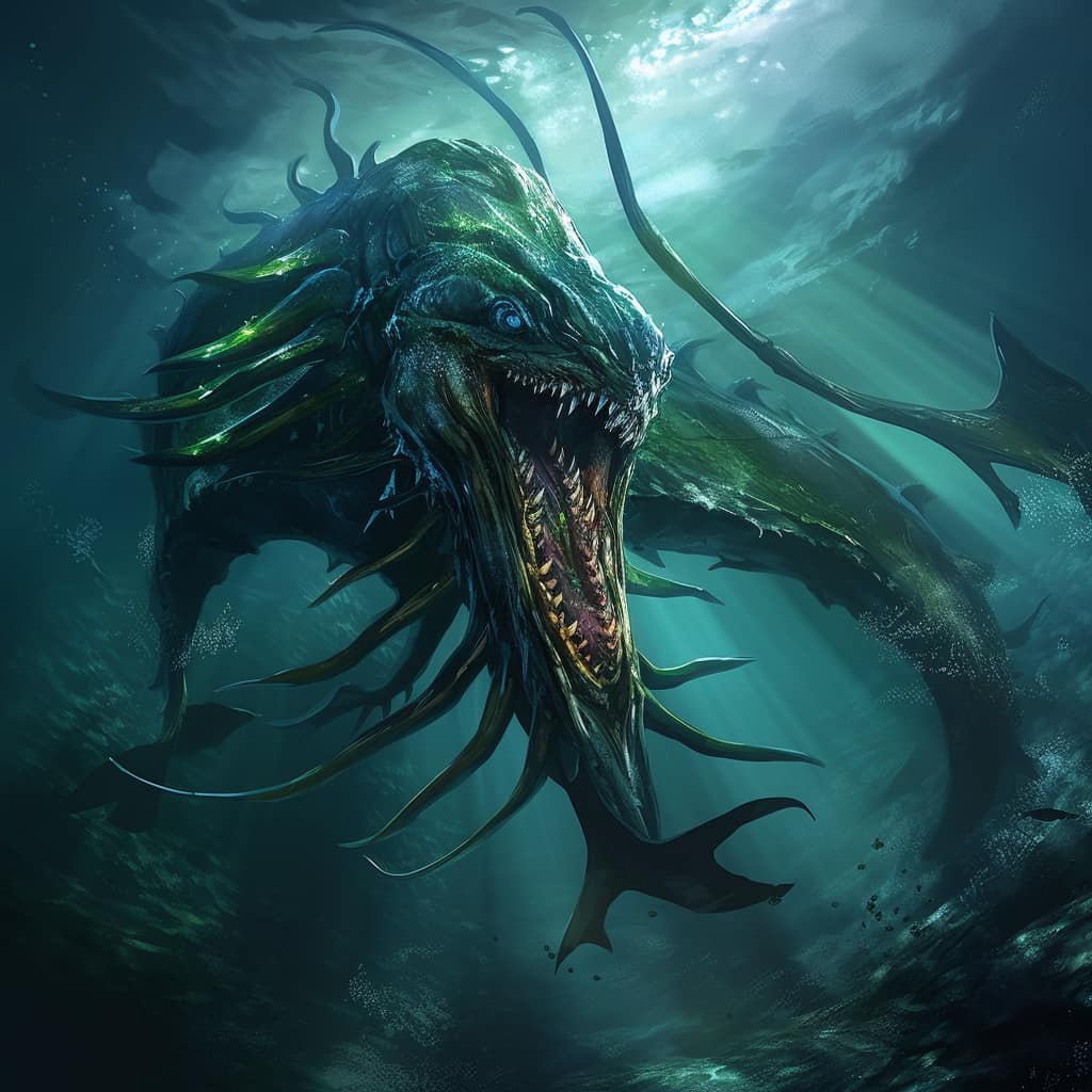 Sea Monster - painting with diamonds – Diamond Painting Bliss